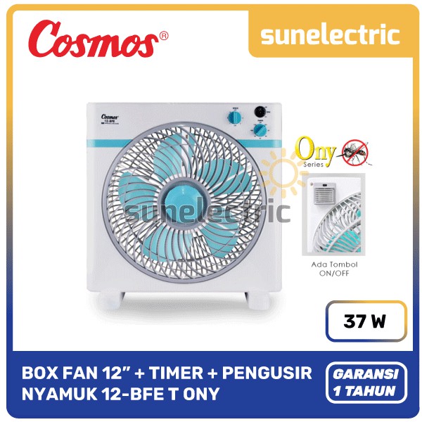 Jual Cosmos 12-BFE T ONY Kipas Angin Meja Kotak + Pengusir Nyamuk 12 ...