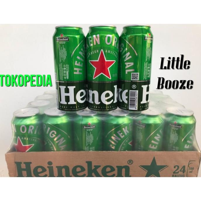 Jual Heineken can 5OOml - 24 kaleng ---Terbaru--- | Shopee Indonesia