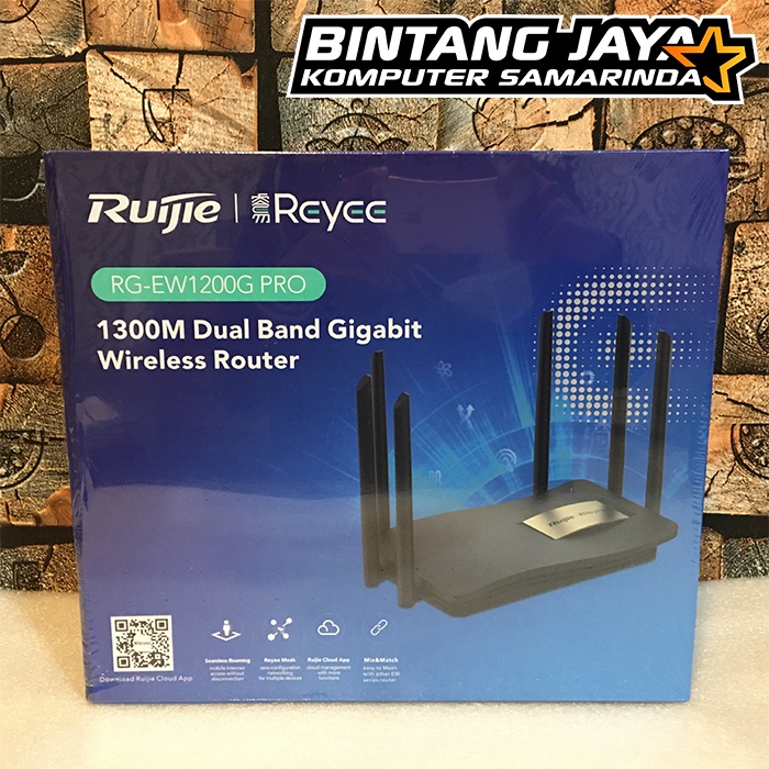 Jual Wireless Router Ruijie Reyee RG-EW1200G PRO 1300M Dual-band ...