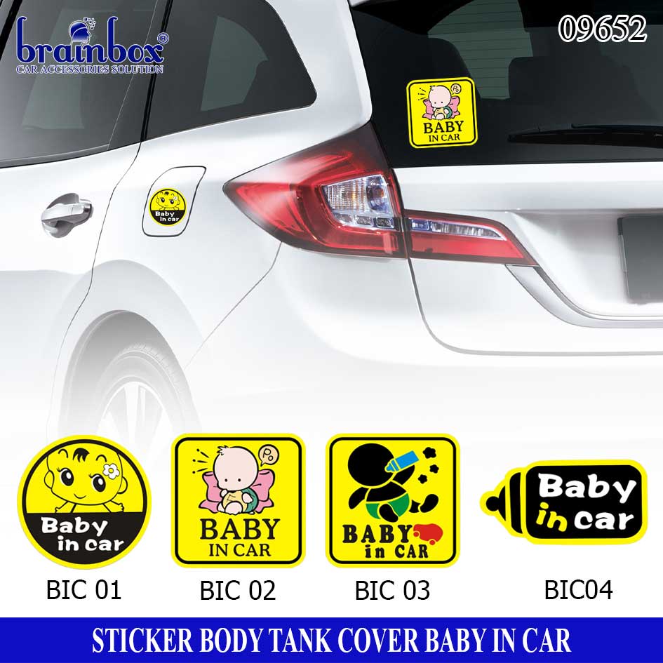 Jual Stiker Baby In Car Sticker Tank Cover Body Kaca Mobil Tempelan ...
