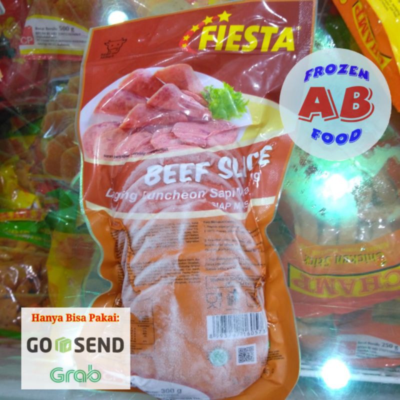Jual Beef Slice Fiesta 300gr Slice Beef Daging Sapi Daging Burger ...