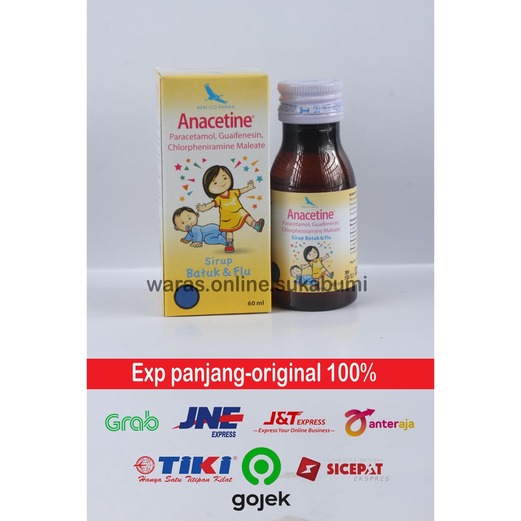 Jual Anacetine Sirup 60ml Obat Batuk dan Flu Anak | Shopee Indonesia