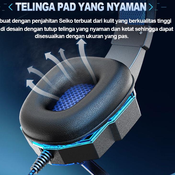 Jual Sikat Sekarang--Livideas Headset Gaming Microphone LED Headphone ...