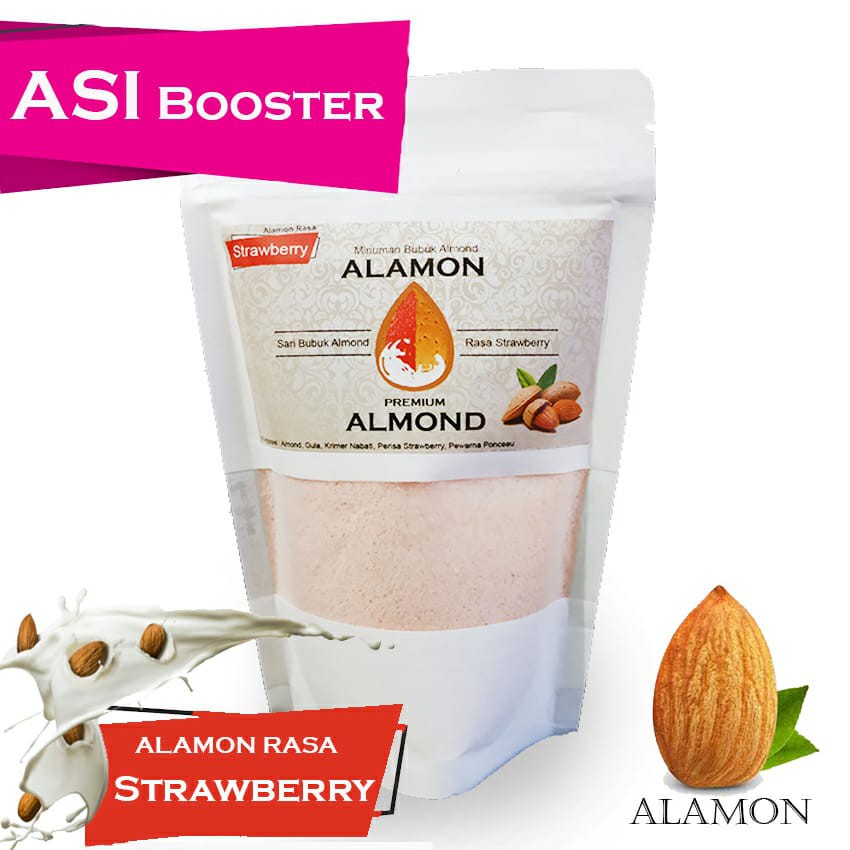 Jual ALAMON Susu Almond Bubuk Pelancar ASI Booster, Skincare, Brain ...
