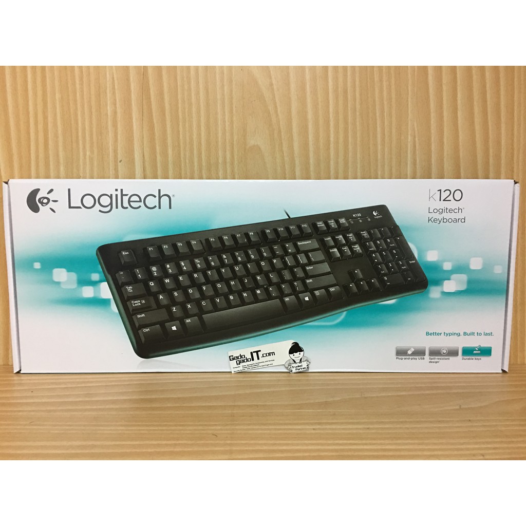 Jual Keyboard USB LOGITECH K120 Classic Keyboard (GARANSI RESMI ...