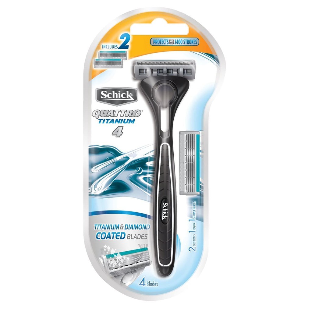 Jual Schick Quattro Titanium 4 Original 100% | Shopee Indonesia