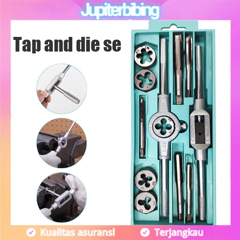Jual Adjustable Hand Tap and Dies Set/Tap And Die Set 20 Pcs Tap Dan ...