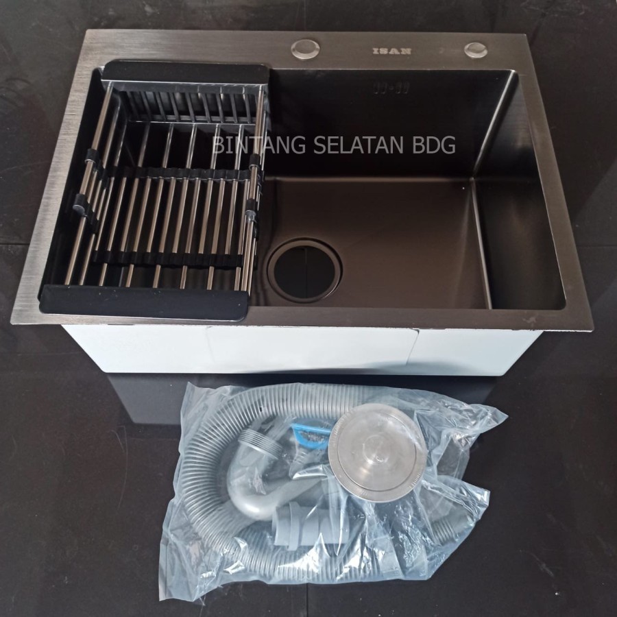 Jual KITCHEN SINK EXCLUSIVE /BAK CUCI PIRING STAINLESS 304 60x45 NANO ...