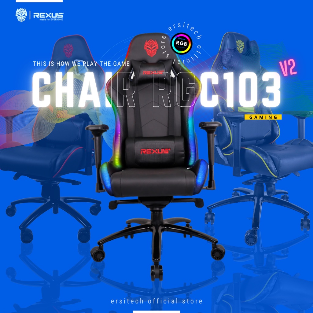 Jual Kursi Gaming Rexus RGC 103 - Rexus Gaming Chair Gaming Chair ...