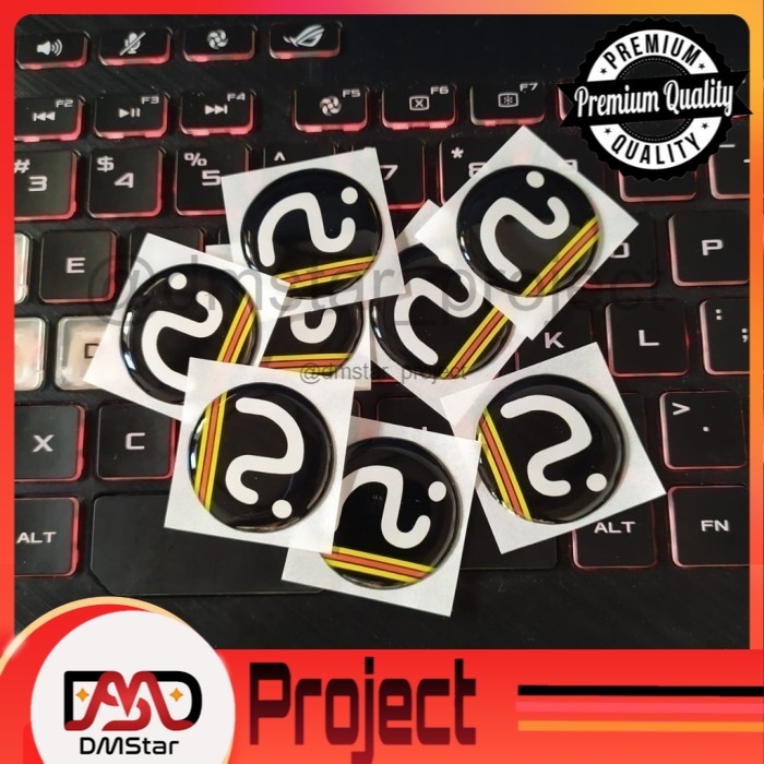 Jual [DMSTAR] STICKER EMBLEM KAMEN RIDER BLACK TIMBUL UKURAN KALIPER ...