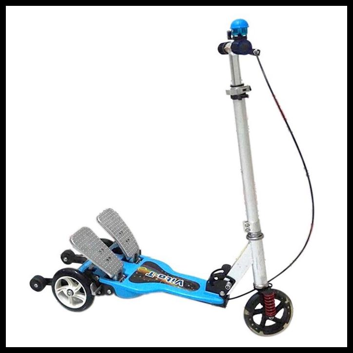 Jual Scooter Otopet Genjot Pedal Aloy Vita Original - Biru | Shopee ...