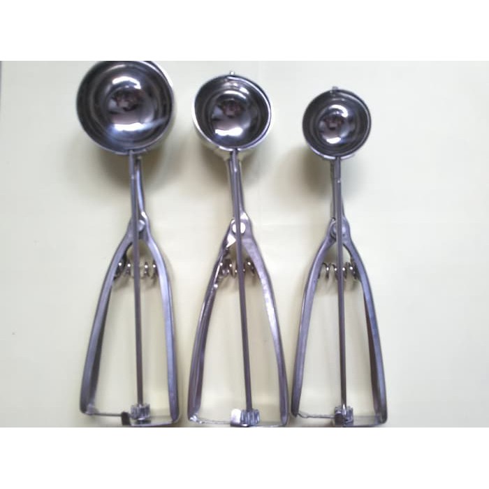 Jual Harga Grosiran Ice Cream Scoop Set ( Sendok Es Krim Set) | Shopee ...