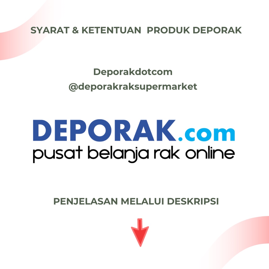Jual SYARAT & KETENTUAN RETUR / KOMPLAIN BARANG DEPORAK | Shopee Indonesia