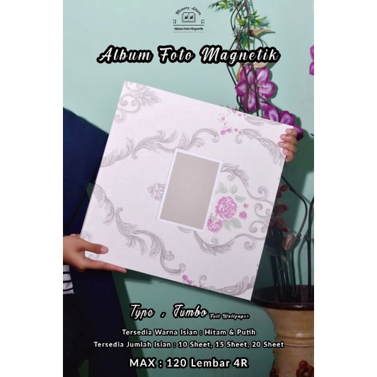 Jual Album Foto Magnetik Jumbo Lubang 4R Full Motif/Vinyl (1 Lusin) | Shopee Indonesia