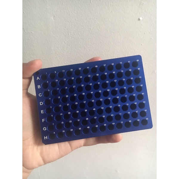 Jual PCR Cooling Block Aluminium for Tube 0.2 ml x 96 Well PCR Cooler ...