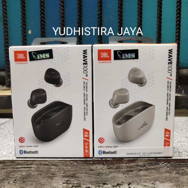 Jual JBL Wave 100 TWS Original Wireless Earbuds Resmi IMS | Shopee ...