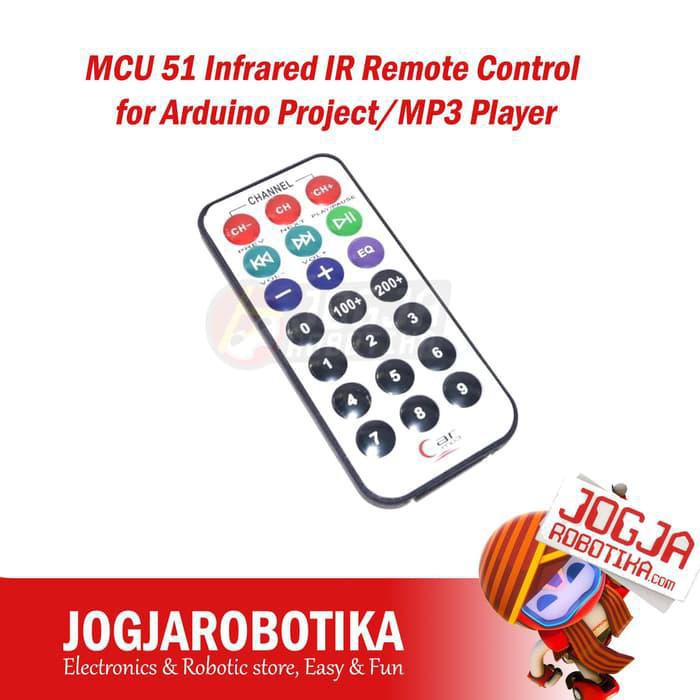 Jual MCU 51 21 Key Infrared IR Remote Control for Arduino Project MP3 Play | Shopee Indonesia