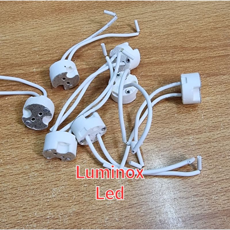 Jual fitting halogen mr16 / fiting mr16 gu5.3 tusuk 2pin | Shopee Indonesia