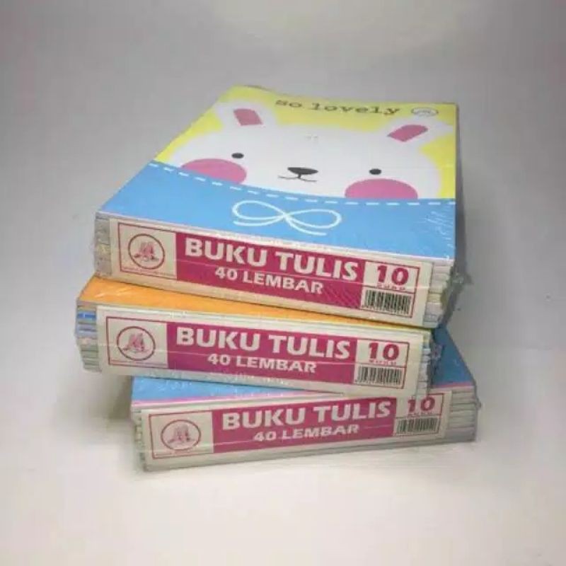 Jual Buku Tulis Cantik AA 40 Lembar 1 pak isi 10 Pcs | Shopee Indonesia