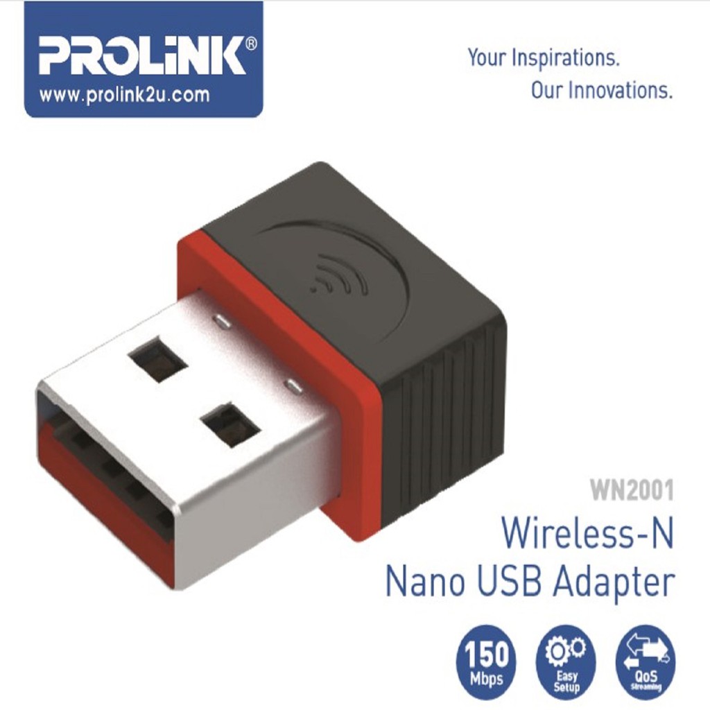 Jual PROLINK WN2001 150Mbps Wireless USB Adapter | Shopee Indonesia