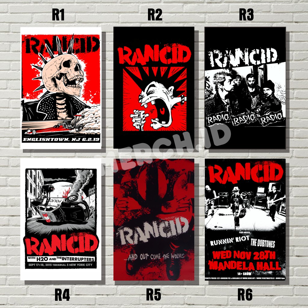 Jual POSTER BAND RANCID / Dekorasi dinding | Shopee Indonesia