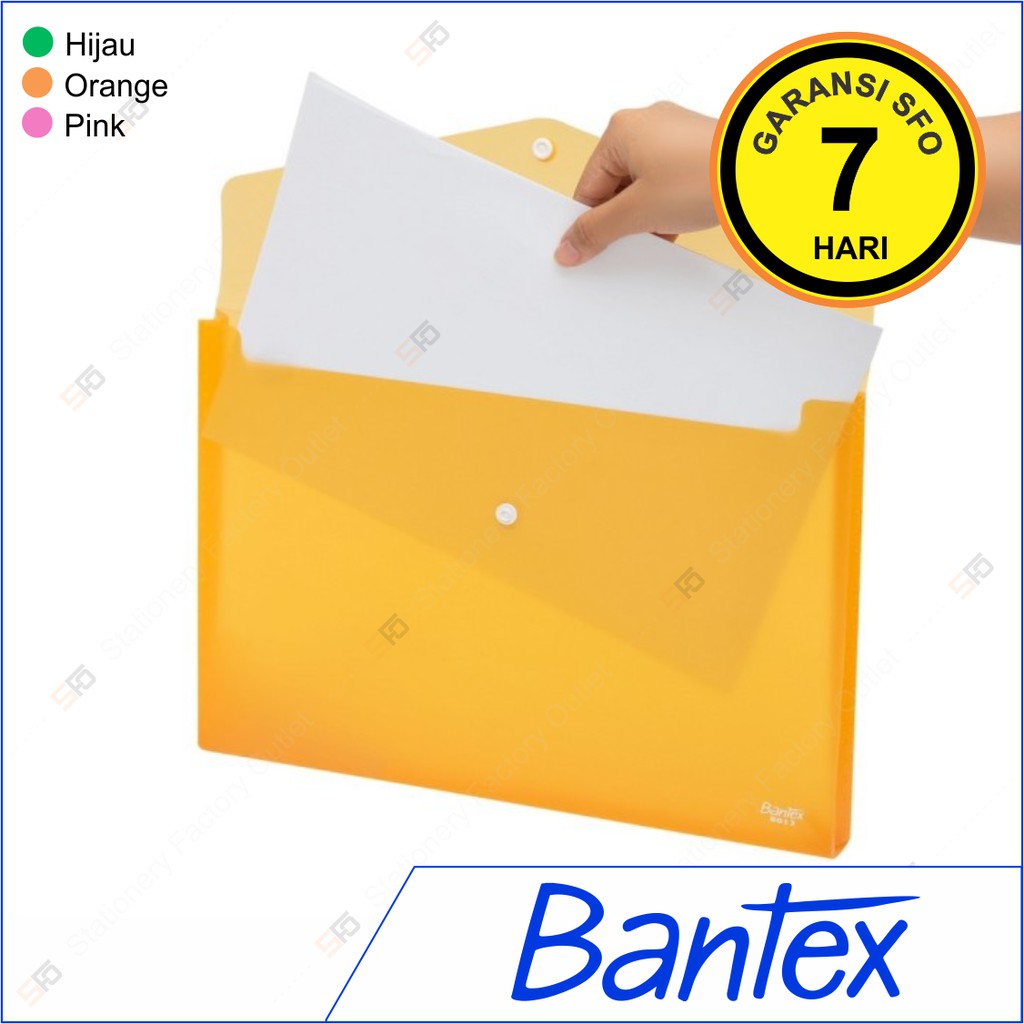 Jual Bantex Poly Wallet Case A4 (2 Divider) - 8013 | Shopee Indonesia