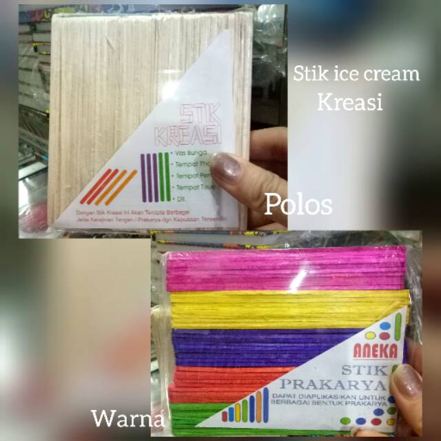 Jual Stik ice cream / Stik kreasi / stik prakarya | Shopee Indonesia