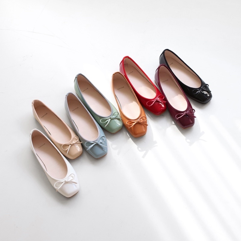 Jual SAPPUN Flat Shoes Ribbon Erino | Shopee Indonesia