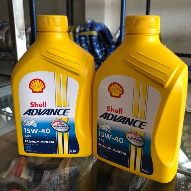 Jual Oli Motor Shell Advance 4T AX5 0,8 Liter Original Asli | Shopee ...
