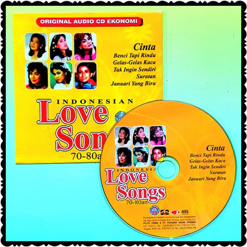 Jual CD MOBIL-KASET ORIGINAL COMPACT DISC CD AUDIO MUSIK LAGU POP INDONESIA LOVE SONG-LAGU POP ...