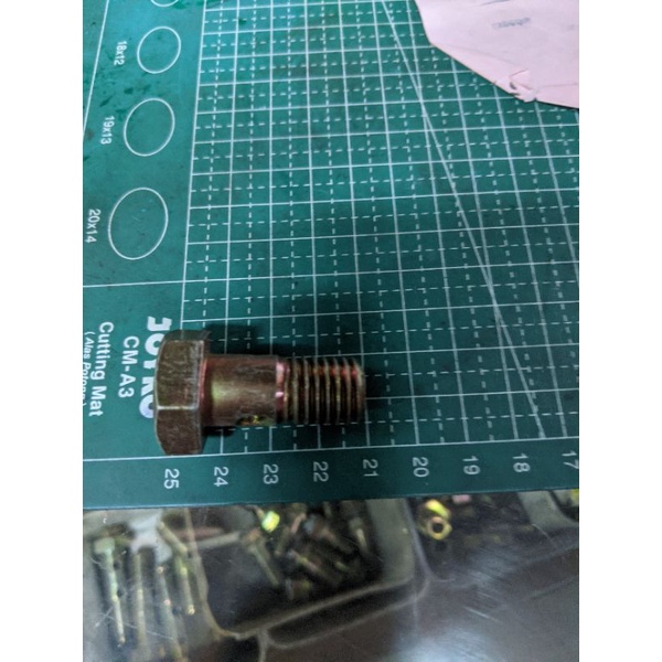 Jual baut solar banjo lubang diameter drat 14mm m14 pitch 1.5 drat ...