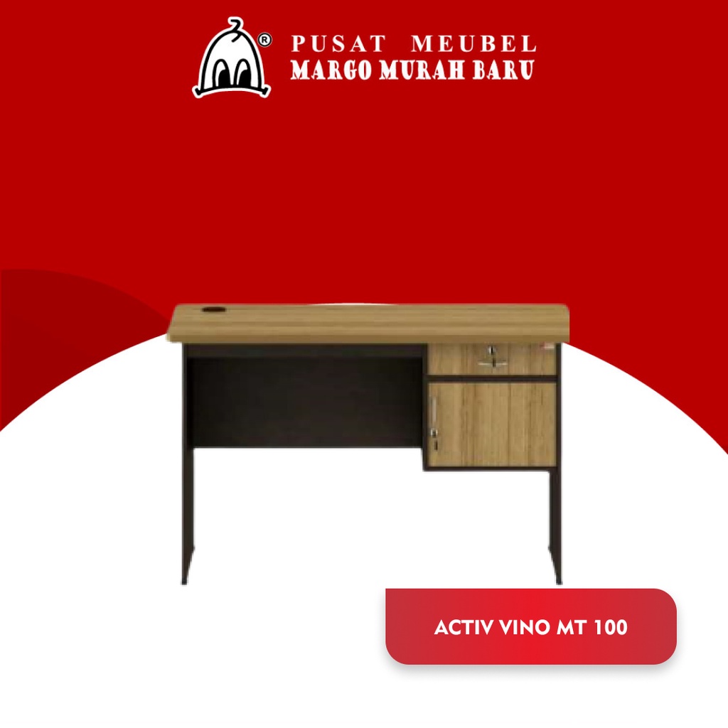 Jual Meja Kantor Minimalis activ VINO MT 100 | Shopee Indonesia