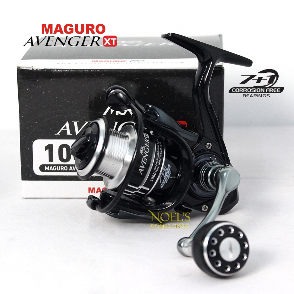Jual Reel Maguro AVENGER XT | Power Handle | 7+1 B | 1000 sd 8000 | Kolam Sungai Danau Muara ...