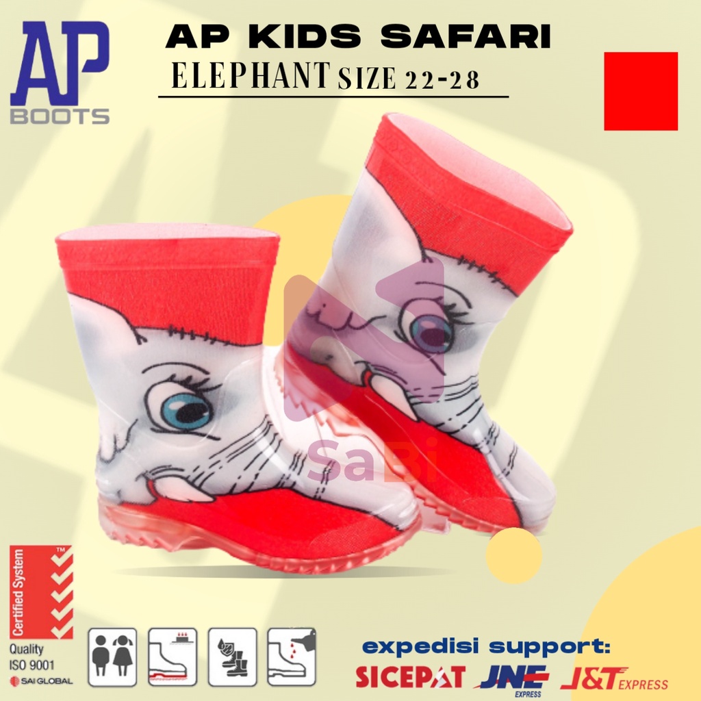 Jual Sepatu Boot Anak AP BOOTS SAFARI Elephant - Sepatu Boot Karet ...