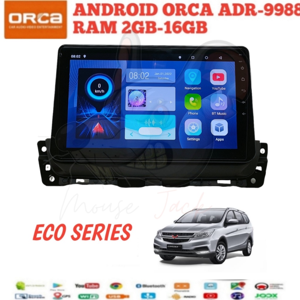Jual Head Unit Android Orca Eco Series Wuling Cortez 2017 up 10 inch ...