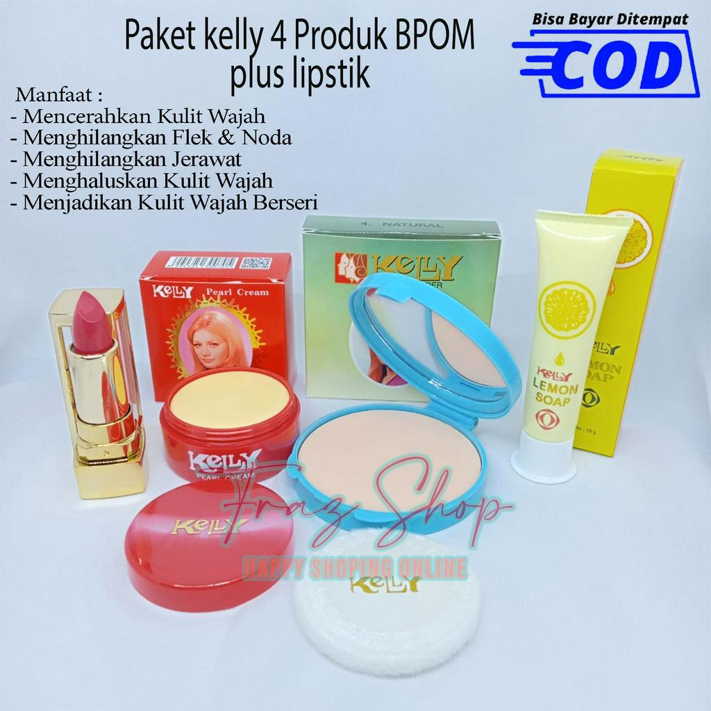 Jual Paket 3in1 kelly plus Lipstik [Pearl cream kelly 15gr-Lemon soap ...