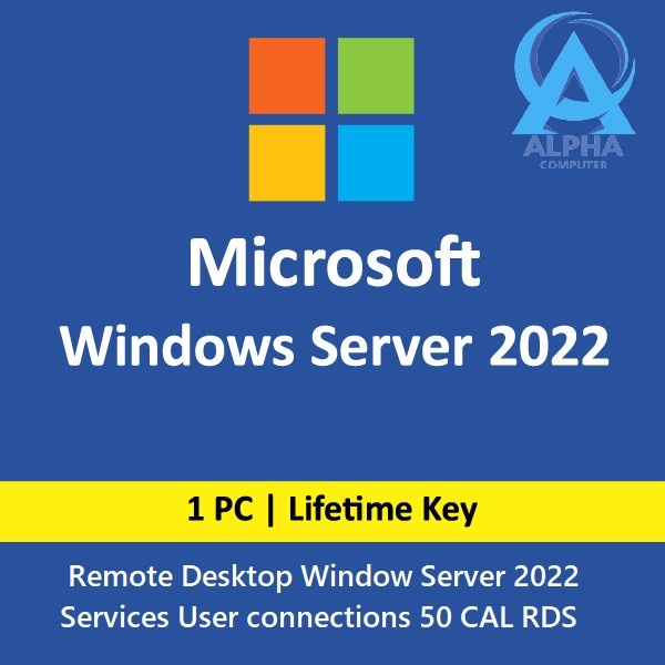 Jual RDS (Remote Desktop) Window Server 2022 Service USER ConnectIon 50 ...
