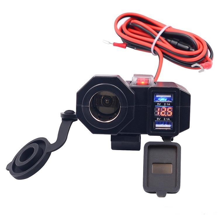 Jual Charge Usb Port For Motorcycle Phone Charger LED YF-138 Waterproof ...