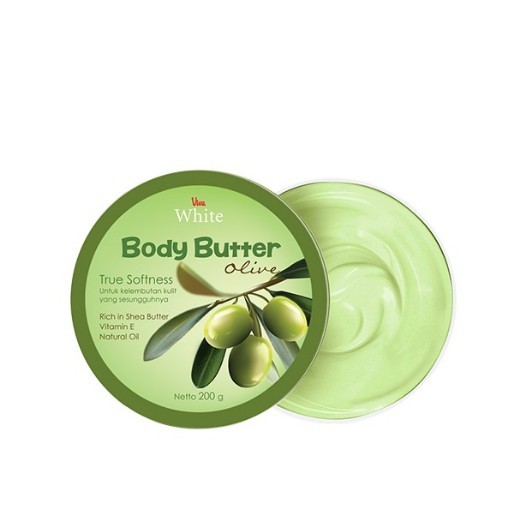 Jual VIVA WHITE BODY BUTTER OLIVE (200 g) | Shopee Indonesia
