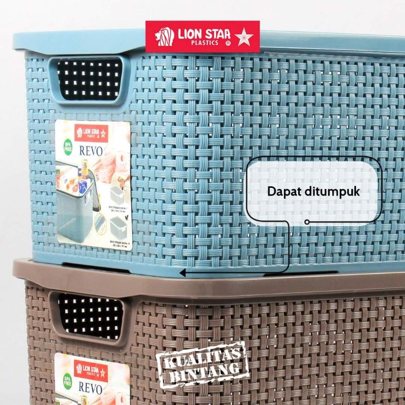 Jual Lion Star Tempat Penyimpanan Revo / Storage Box 10L (CA-13)Tempat ...