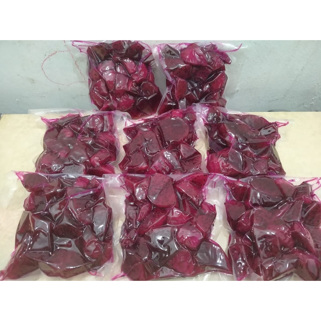 Jual BUAH NAGA BEKU / FROZEN DRAGON FRUIT | Shopee Indonesia