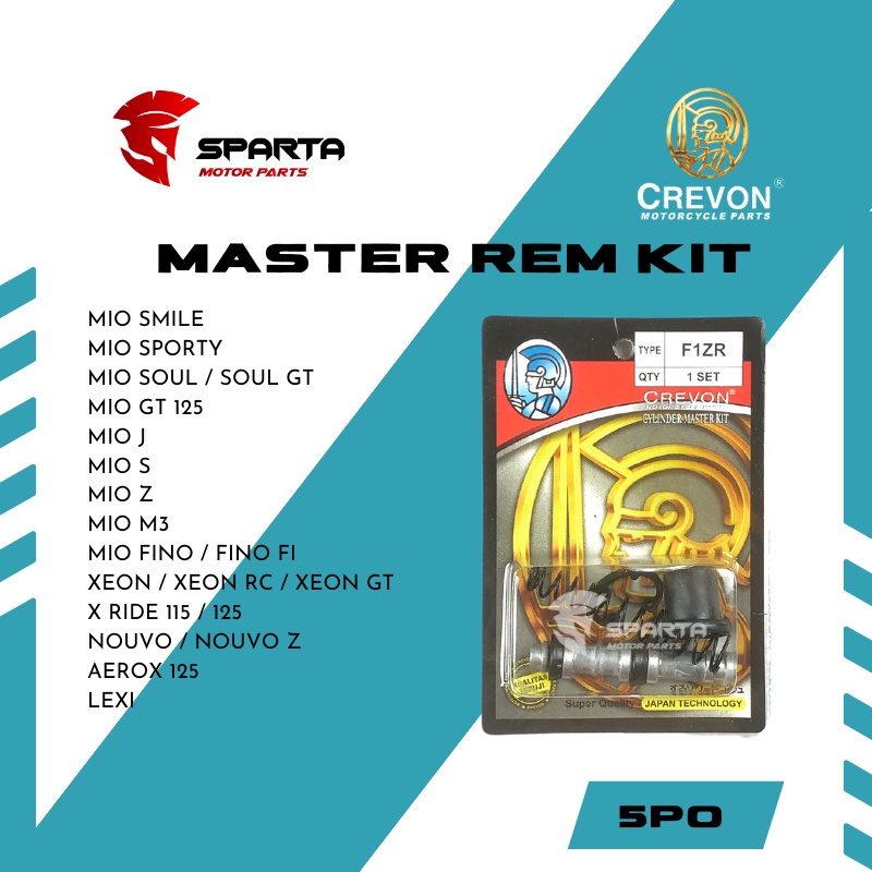 Jual SEAL SIL MASTER REM MIO J SOUL GT MIO M3 MIO Z FINO FI LEXI AEROX ...