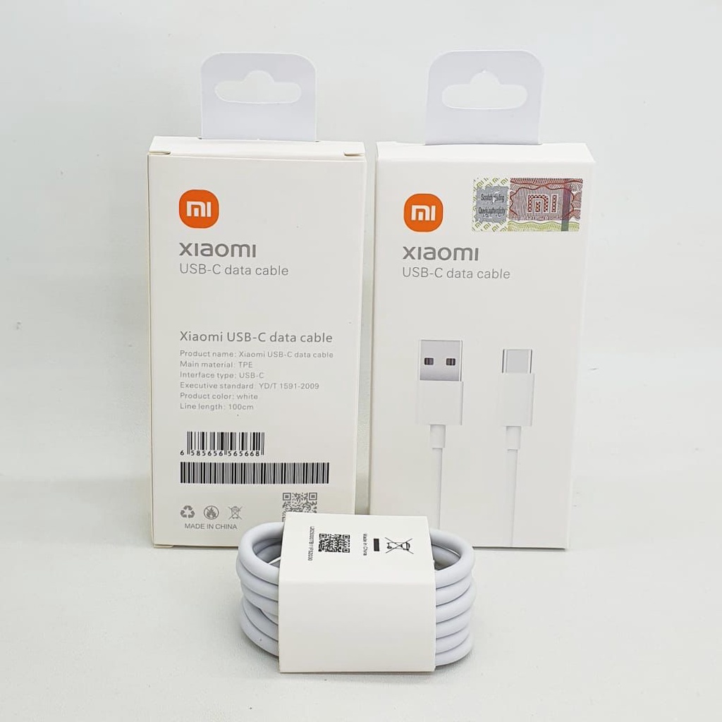 Jual Kabel Data Xiaomi Type C Original Turbo Charging 5A | Shopee Indonesia