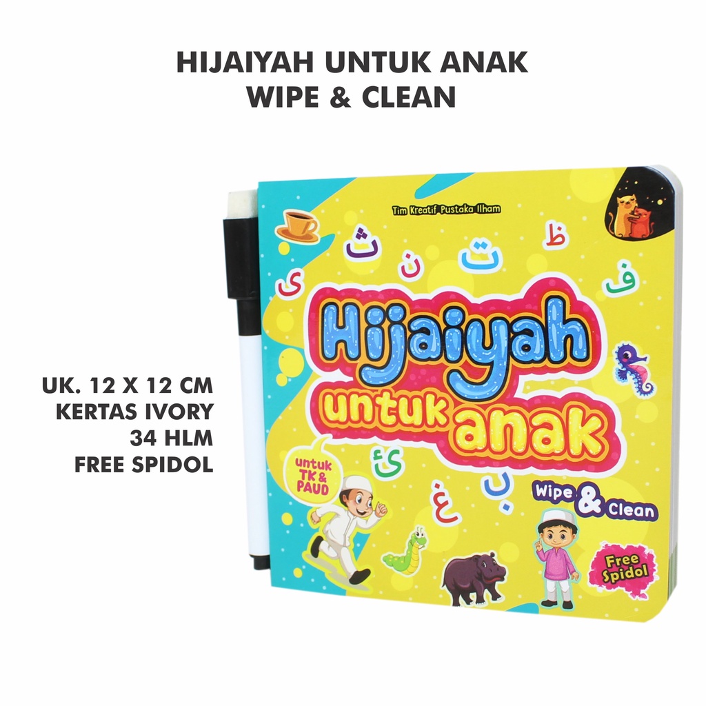 Jual Buku Belajar Menulis Huruf Dan Angka - Wipe And Clean Huruf dan ...