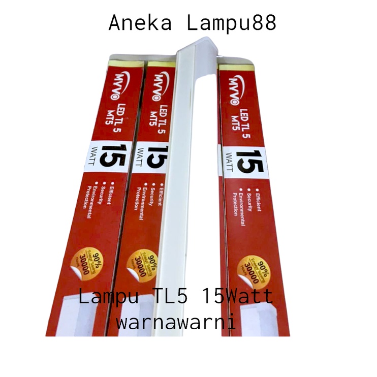 Jual LAMPU LED T5 15 WATT WARNA WARNI - LAMPU TL5 MYVO - LAMPU LED T5 ...
