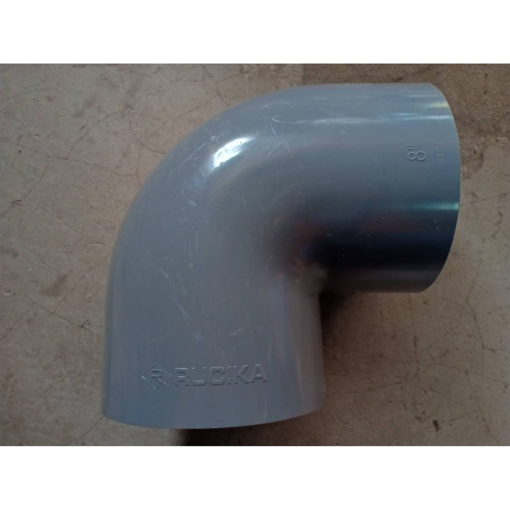 Jual Elbow PVC 90 derajat 90° RUCIKA 8" 8 inch Knee Keni siku L ada D atau AW tebal sambungan ...