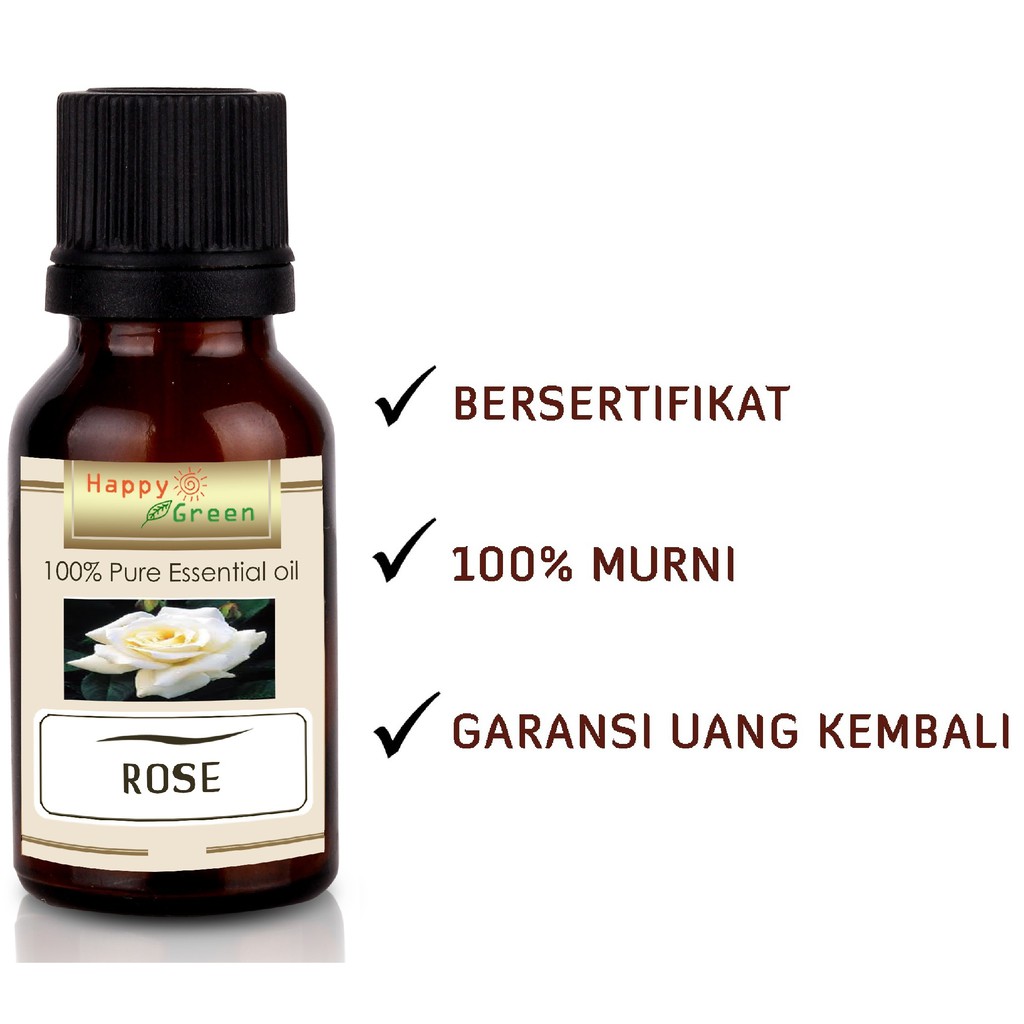 Jual Happy Green Rose Absolute Oil ( Minyak Bunga Mawar Absolute ...
