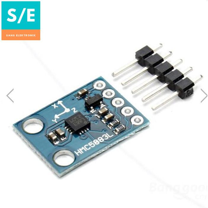 Jual GY-273 HMC5883L 3V-5V Triple Axis Compass Magnetometer Sensor ...