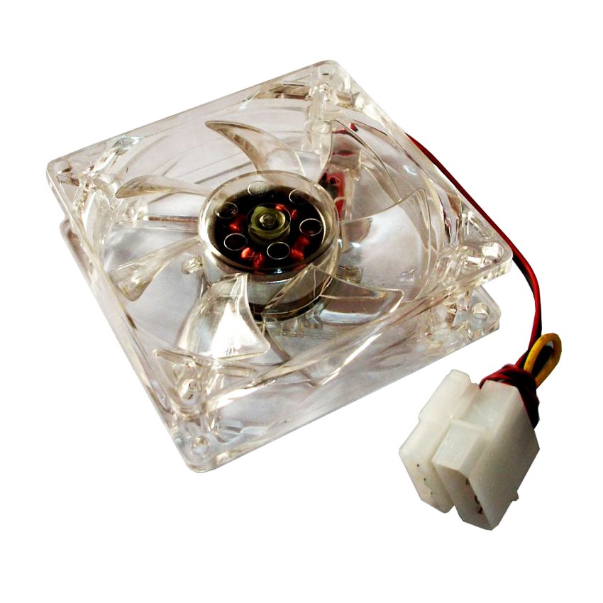 Jual Trend-Universal Fan Cooler Casing CPU 8cm + Baut - Transparan ...