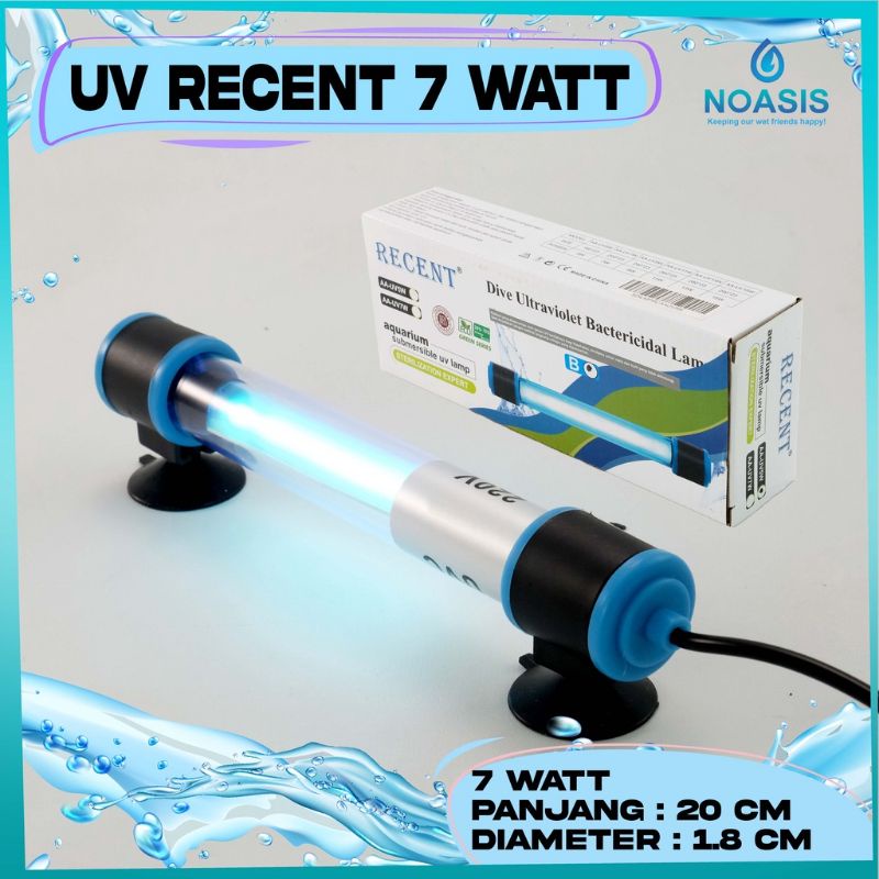 Jual Lampu UV Chamber Kolam/Filter Aquarium/Akuarium Yamano 7 Watt/7W | Shopee Indonesia